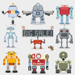 Robot differences Royalty Free Vector Image - VectorStock
