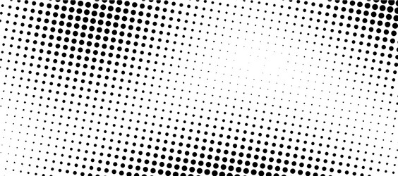 Abstract black diagonal halftone pattern on white Vector Image