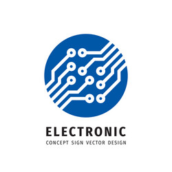 Abstract technology logo Royalty Free Vector Image