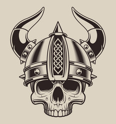 Viking Skull Drawing