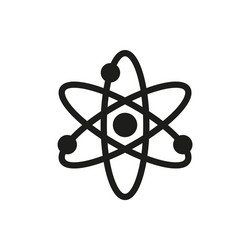 Atom logo icon Royalty Free Vector Image - VectorStock