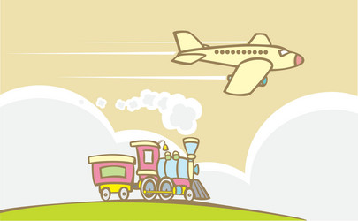 Plane and Train Vector Images (over 16,000)