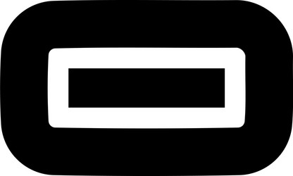 Subtraction symbol icon Royalty Free Vector Image