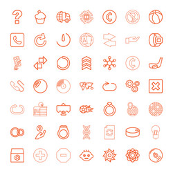 22 round icons Royalty Free Vector Image - VectorStock
