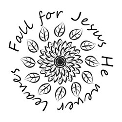 Christian floral art for print Royalty Free Vector Image