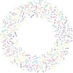 Music border Royalty Free Vector Image - VectorStock