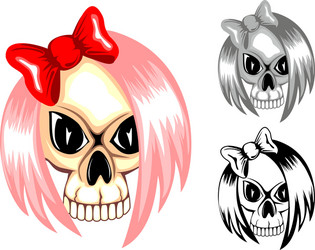 Emo Skull Vector Images (over 380)