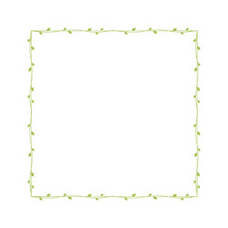 Flower Vine Square Border Vector Images (over 130)