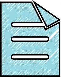 Business document symbol Royalty Free Vector Image