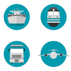 Land Air and Water Transport Vector Images (over 300)