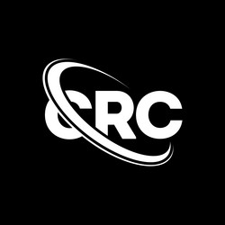 Crc circle letter logo design Royalty Free Vector Image