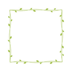 Cute spring vine floral divider borders Royalty Free Vector