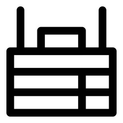 Railway station display board offering information