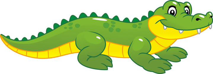 Crocodile Side View Vector Images (61)