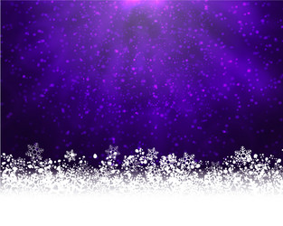 Purple winter background Royalty Free Vector Image