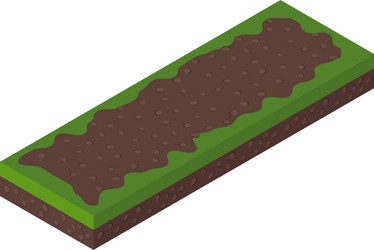 Isometric ground Royalty Free Vector Image - VectorStock