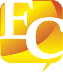 Ec logo or icon design image Royalty Free Vector Image