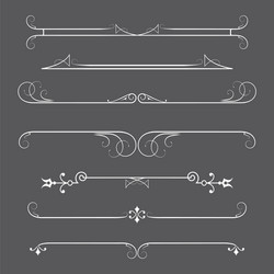 Ornate Underline Vector Images (over 410)