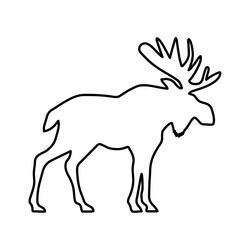 Moose Outline Vector Images (over 3,300)