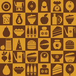 Tableware seamless Royalty Free Vector Image - VectorStock