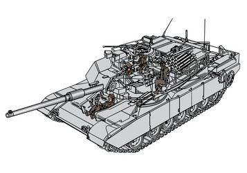 Abrams Tank Vector Images (over 130)