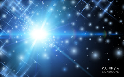 Magic light design elements Royalty Free Vector Image