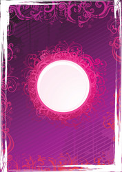 Pink Purple Floral Frame Vector Images (over 4,700)