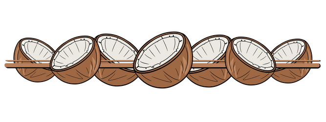 Coconut Border Vector Images (over 1,300)