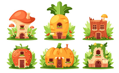 Strawberry House in Garden Vector Images (over 140)