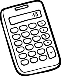 Coloring book computer keyboard Royalty Free Vector Image