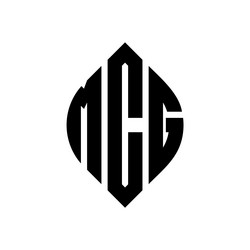 Mcg logo letter design Royalty Free Vector Image