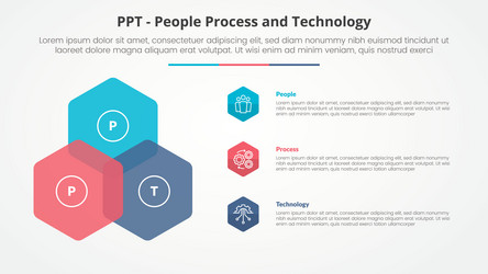 Ppt framework infographic concept for slide Vector Image