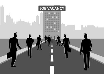 Business concept for job vacancy Royalty Free Vector Image