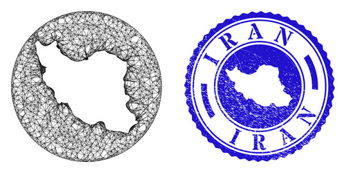 Iran Map Geometric Vector Images (over 100)