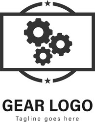 Automotive logo template design logo Royalty Free Vector