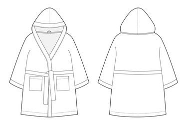 Bathrobe Robe Sketch Vector Images (over 190)