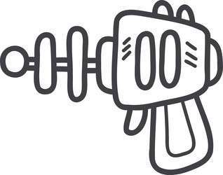 Hand drawn toy gun for kids Royalty Free Vector Image