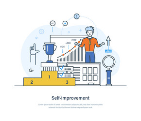 Self Improvement Vector Images (over 5,700)