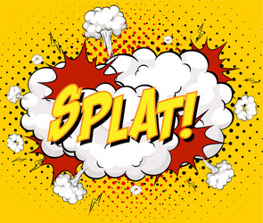 Comic Splat Vector Images (over 800)