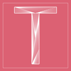 Decorative font stylized letter g Royalty Free Vector Image