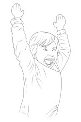 Boy Screaming Vector Images (over 1,600)