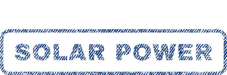 Solar textile stamp Royalty Free Vector Image - VectorStock