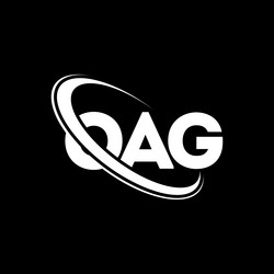Oag logo letter design Royalty Free Vector Image