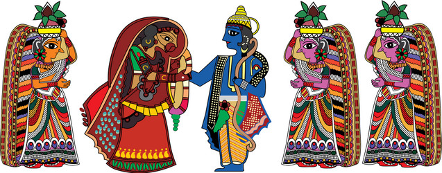 Radha Krishna Vector Images (over 490)