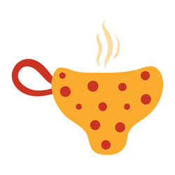 Rising steam hand drawn cartoon Royalty Free Vector Image