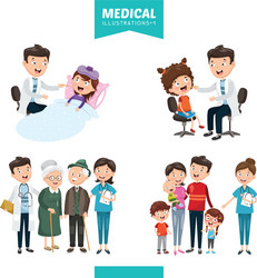 Lassa fever virus infographics elements Royalty Free Vector