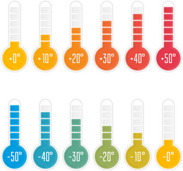 Light temperature scale infographics Royalty Free Vector