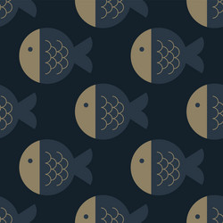Geometric Fish Vector Images (over 9,700)