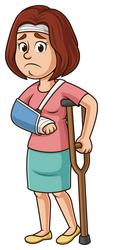 Shattered earth cut in half cartoon clip art Vector Image