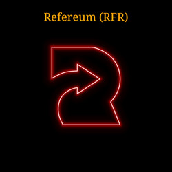 Refereum rfr logo Royalty Free Vector Image - VectorStock